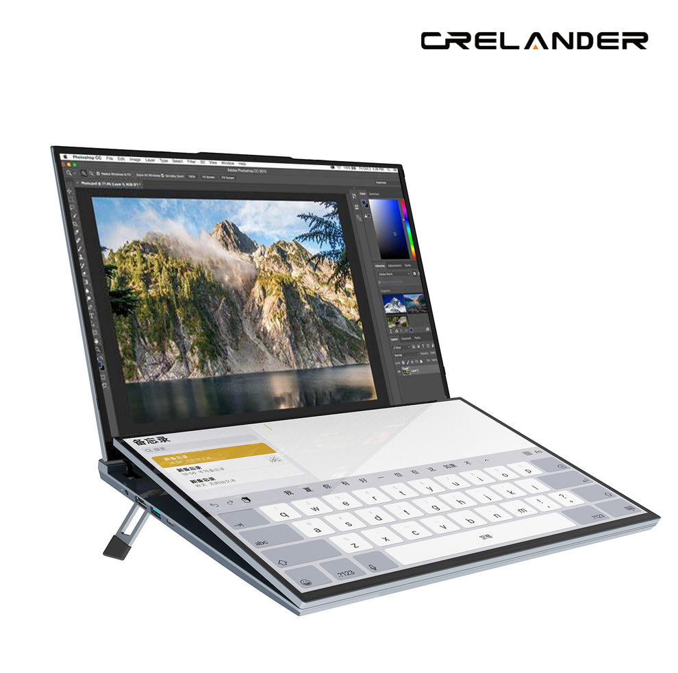 CRELANDER X16 Plus 16" Dual Touch Screen Laptop Intel i7 12th Gen 12Co ...