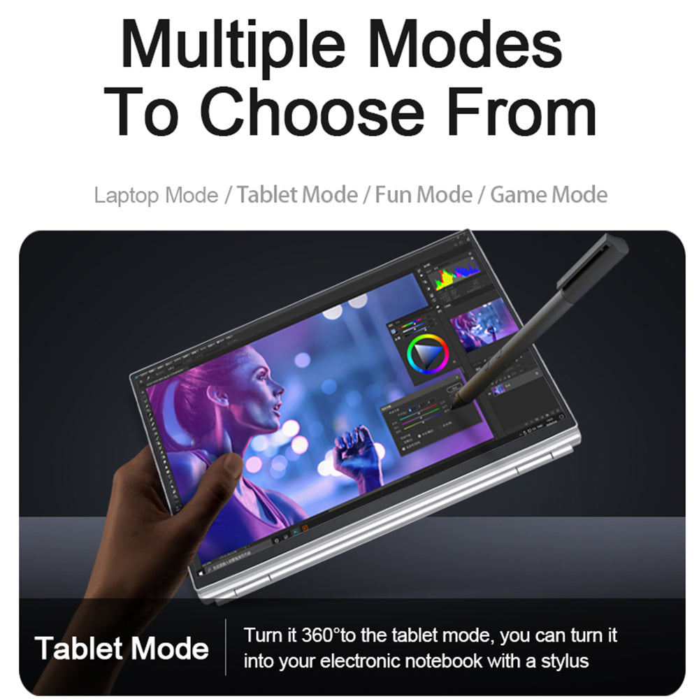 CRELANDER YG14 14 Inch 360 Degree Rotating Touch Screen Laptop – Crelanders