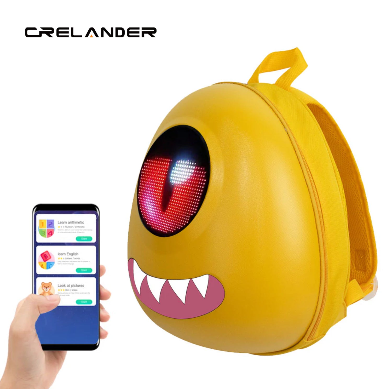 CRELANDER Monster LED Kids Bag With Eyes – Crelanders